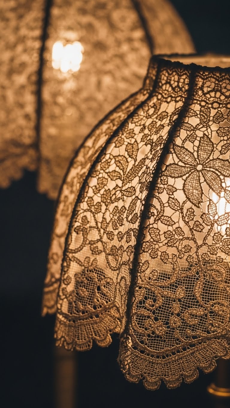 23 Pretty Lace Crafts That Add Vintage Touch - craftfinest.com