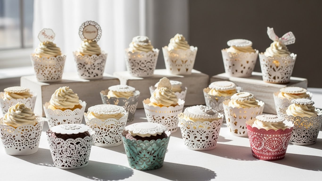 26 Custom Cupcake Wrappers That Amplify Dessert Decor - craftfinest.com